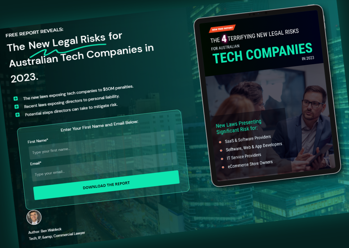 Tech Company Report on Legal Risks by Ben Waldeck